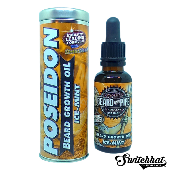 LEGENDS BEARD™ POSEIDON BEARD GROWTH OIL ONE OUNCE - SwitcHHat Custom Shop